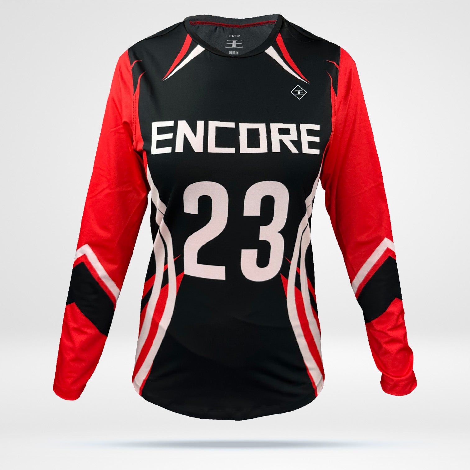 Women's Volleyball Dig Long Sleeve Jersey - DezTek Heavy – Encore Custom